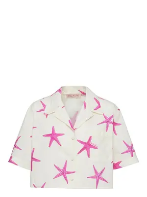 VALENTINO Valentino Starfish Cropped Shirt