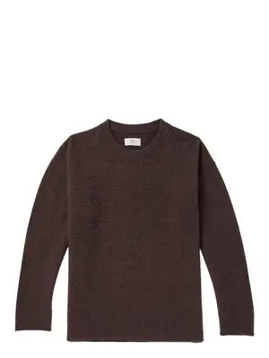SSAM Brushed Cashmere Sweater - Brown