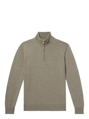 Brunello Cucinelli Cashmere Half-zip Sweater - Gray