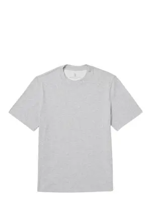 Brunello Cucinelli Cotton-jersey T-shirt - Gray