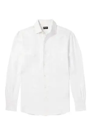 Zegna Oasi Linen Shirt - White