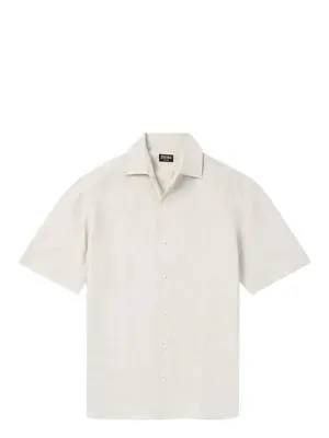 Zegna Oasi Linen Shirt - Neutrals