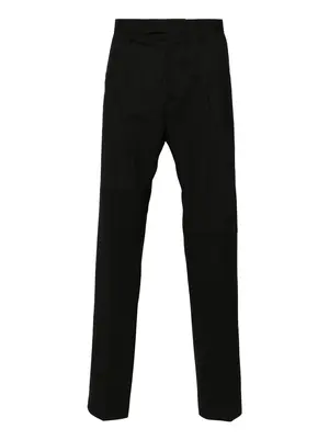 MAISON MARGIELA Panelled Pinstripe Trousers - Black