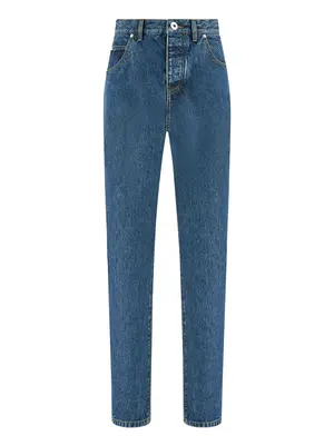 FERRAGAMO Mid-rise Straight-leg Jeans - Blue