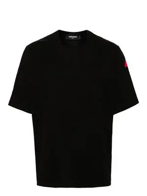 Dsquared2 Logo-print Cotton T-shirt - Black