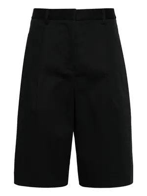 Matteau High-waist Chino Shorts - Black