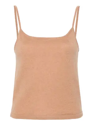 TEDDY CASHMERE Rapallo Tank Top - Brown
