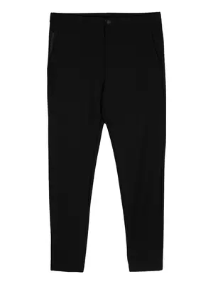 Theory Terrance Mid-rise Slim-fit Track Pants - Black