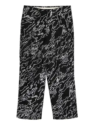 MAHARISHI Maha Basquiat Cargo Trousers - Black