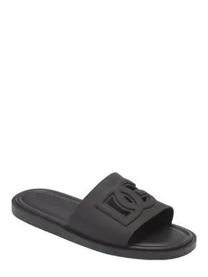 Dolce & Gabbana Beachwear Slide Sandal - Nero