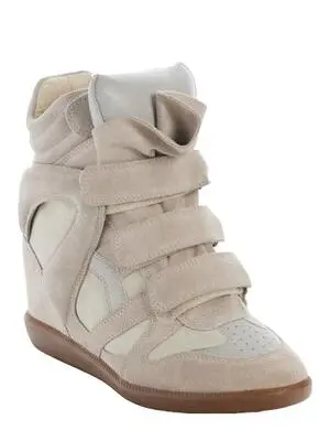 Isabel Marant Bekett High-top Sneaker - Ecru