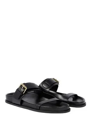 A.emery A.Emery Prince Leather Sandals Black