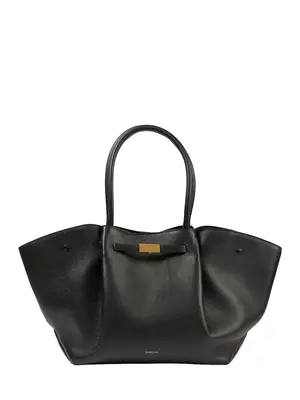 DEMELLIER The New York Leather Tote Bag - Black