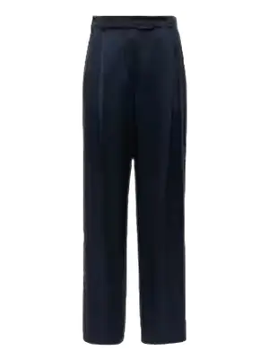 Max Mara High-rise Wide-leg Pants - Blue
