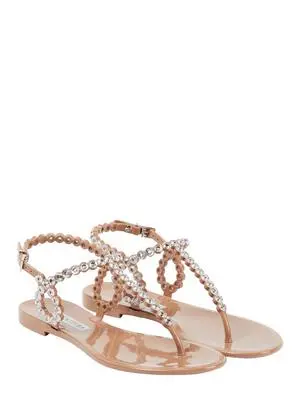 AQUAZZURA Aquazzura Embellished PVC Sandals