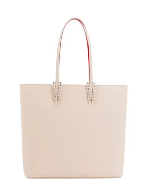 CHRISTIAN LOUBOUTIN Cabata Leather Tote - Beige
