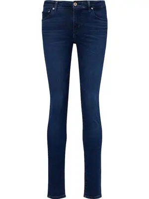 Ag Prima High-rise Skinny Jeans - Blue