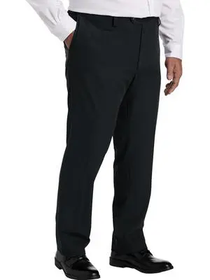 OAK HILL BY DXL Easy Stretch Dress Pants - Black