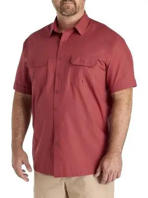 HARBOR BAY BY DXL Co-pilot Sport Shirt Cowhide