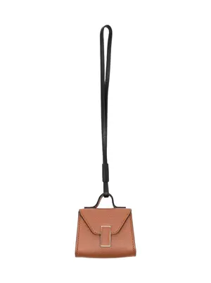 VALEXTRA Iside Bag Charm - Brown