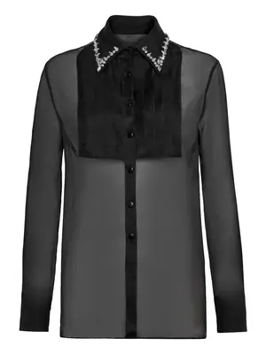 Philipp Plein Embellished Shirt - Black