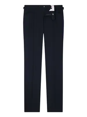 FURSAC Wool Tapered Trousers - Blue