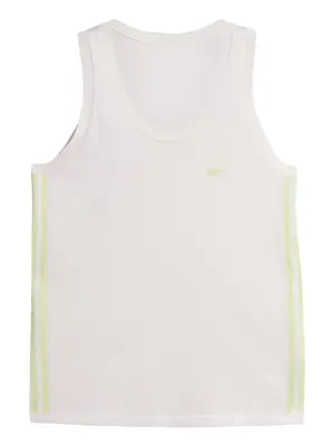 Adidas Logo-embroidered Sleeveless Top - White