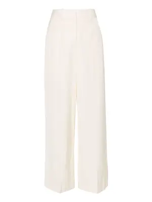 JIL SANDER Pressed-crease Straight-leg Trousers - Neutrals
