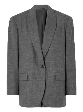 Brunello Cucinelli-Brunello Cucinelli Wool-Blend Blazer