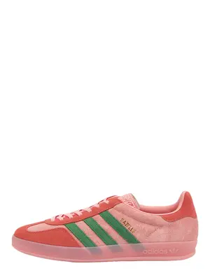 Adidas Adidas Gazelle Indoor Sneakers Semi Pink Spark/preloved Green/preloved Scarlet