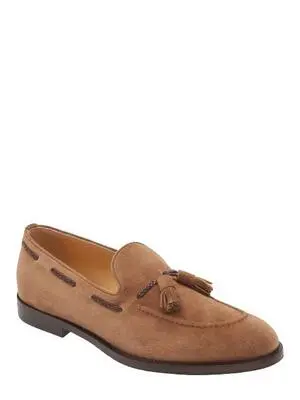 Brunello Cucinelli Tassel Detail Loafer - C8831 Castagna