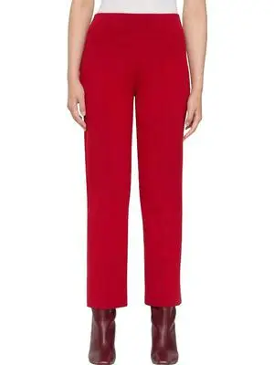 Lafayette 148 New York Foley Crepe Knit Flare Ankle Pants - Spark