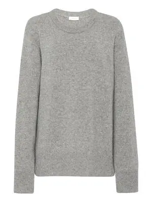 THE ROW Sibem Wool-cashmere Sweater - Grey