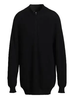 GRAN SASSO Virgin Wool Half-zip Sweater - Navy