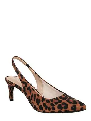 LIFESTRIDE LifeStride Annalise Slingback Pumps Black/ Brown