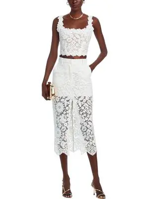 Generation Love Medina Lace Skirt - White