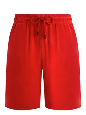 Vilebrequin Terry Bermuda Shorts Red