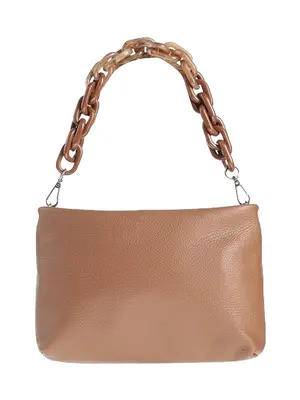 GIANNI CHIARINI Gianni Chiarini Leather Handbag With Detachable Shoulder Strap Brown
