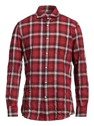 GLANSHIRT Shirt Brick Size Polyester, Cotton - Red