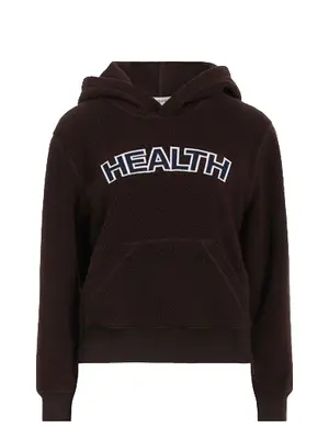 SPORTY & RICH Sherpa Fleece Sweatshirt - Brown