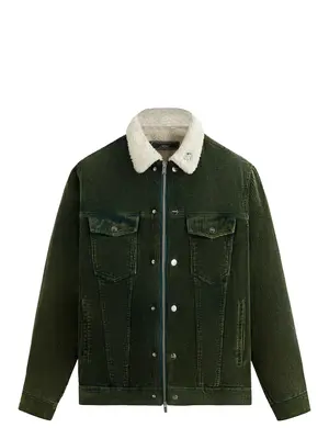 Kith Corduroy Laight Stadium Jacket - Green