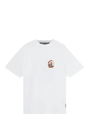PALM ANGELS Berta Classic Tee 'white/pink'