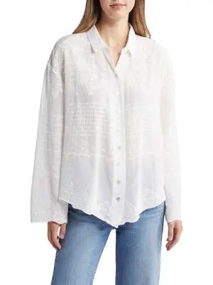 NIKKI LUND Xilry Button-up Shirt - Ivory