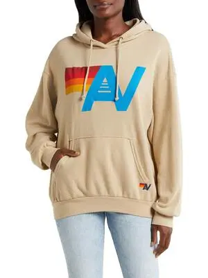 Aviator Nation Logo Hoodie - Sand