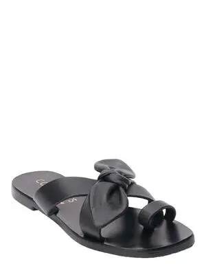 Matisse Coconuts By Matisse Vaughn Toe Loop Sandal Black