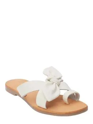 Matisse Vaughn Toe Loop Sandal - White