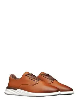 Wolf & Shepherd Crossover Plain Toe Derby - Honey / White