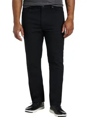 TRUE NATION BY DXL Eco Tapered-fit Stretch Jeans - Black