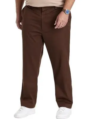 OAK HILL BY DXL Straight-Fit Tech Pants Chicory Coffee