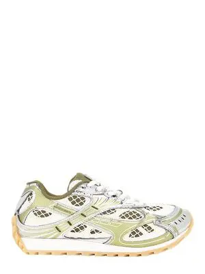 Bottega Veneta Orbit Sneaker - Mud & White